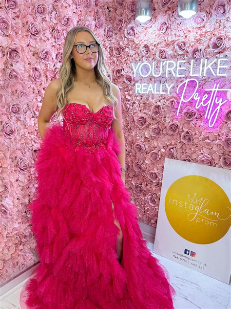 Sophie Hot Pink Instaglam Prom