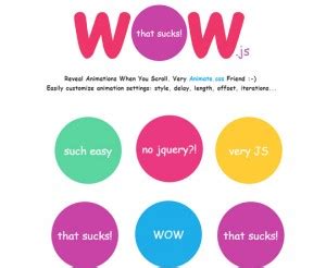 12 JavaScript Libraries For Cool Scrolling Effects IDevie