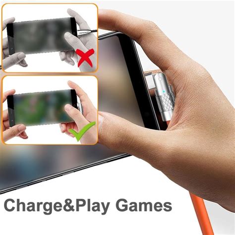 Jual Kabel Data Fast Charging W A Type C Micro Usb Lightning Cable Gaming Rotate