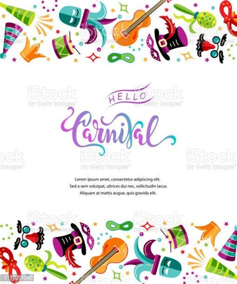 카니발 과 축하 개체 벡터 그림입니다 Carnival에 대한 스톡 벡터 아트 및 기타 이미지 Carnival Mardi