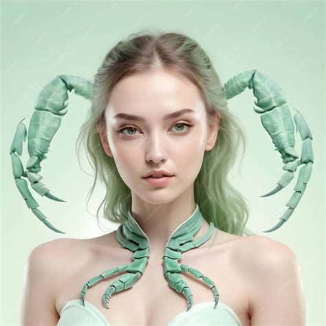 Premium Photo A Drawing Of A Scorpio Woman Zodiac Sign Scorpio