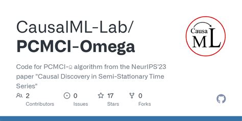 github causalml lab pcmci omega code for pcmci Ω algorithm from the