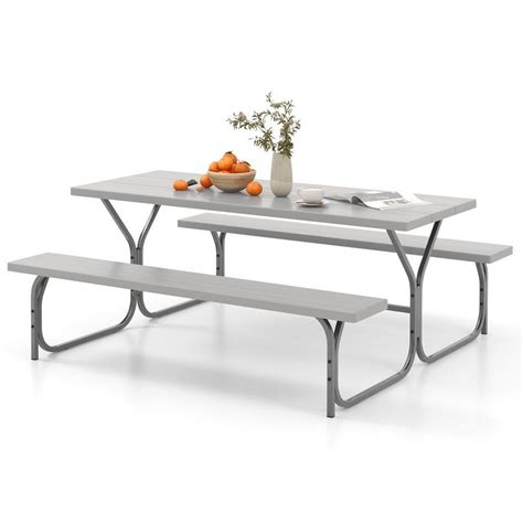 Komfotteu Gartentisch Picknicktisch Set Für 6 8 Personen