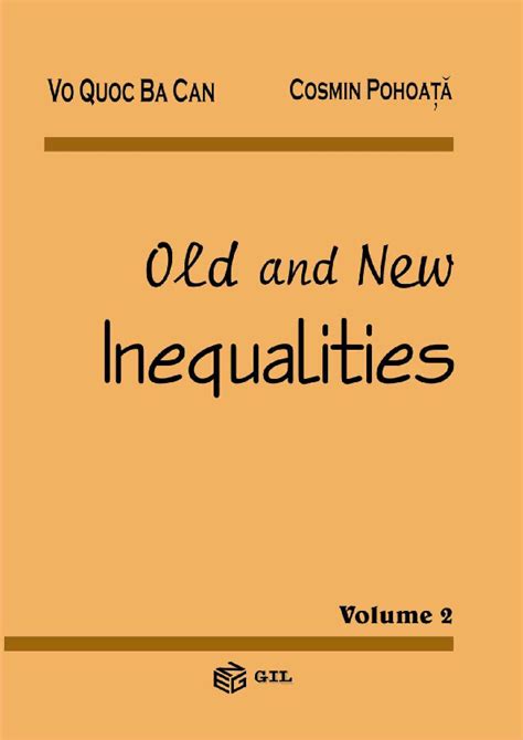 Old And New Inequalities Vol 2 PDFCOFFEE COM