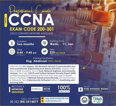 Abdinasir Hirsi Abdi On Linkedin Ccna Networksecurity Engineering Highschool