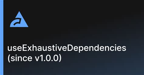 Useexhaustivedependencies Biome