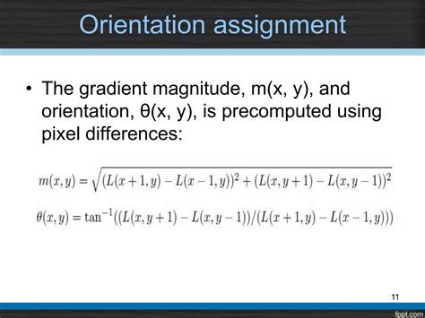 Scale Invariant Feature Transform Pptx Computing Technology