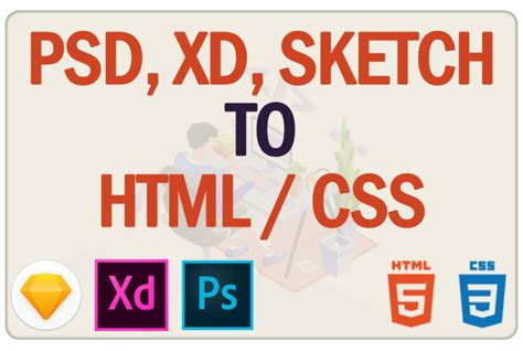 Convert Your Design Psd Xd Sketch To Html Css By Ayofrance45 Fiverr