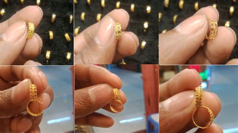 মাত্র ১ রতি ওজনের সোনার রিং নথ কালেকশন। Youtube