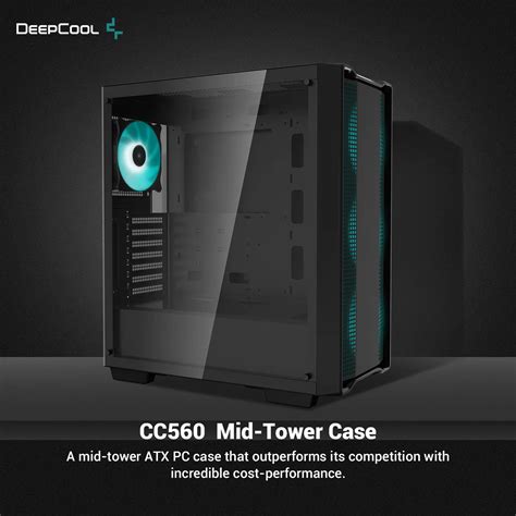 Deepcool CC560 ARGB V2 Casing Winsoft Gaming