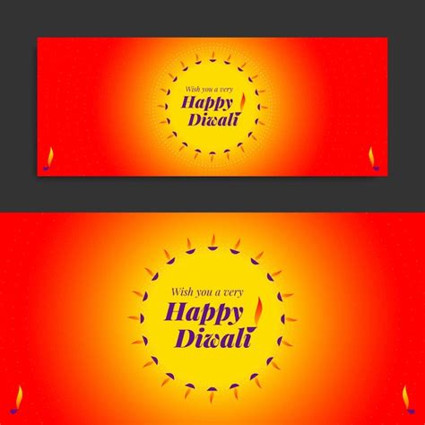 Premium Vector Happy Diwali Banner
