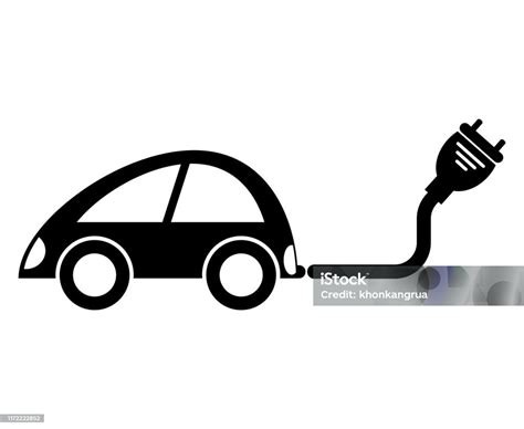 자동차 충전기 아이콘 검은 배경 벡터 일러스트에 격리 자동차 를 급유 0명에 대한 스톡 벡터 아트 및 기타 이미지 0명 개념 교통수단 Istock