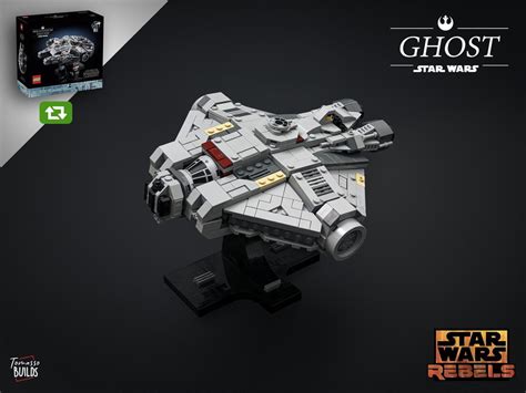 Lego Moc Ghost From 75375 Falcon By Tomasso Rebrickable Build With Lego