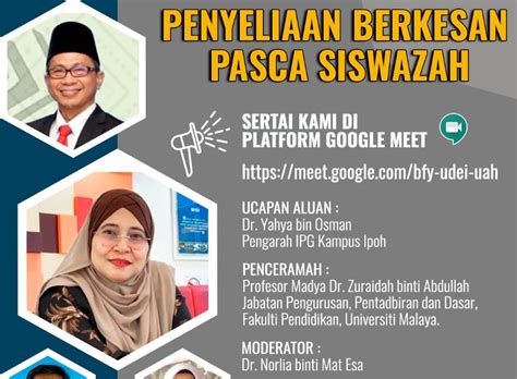 Penyeliaan Berkesan Pasca Siswazah ~ Jabatan Pengajian Siswazah