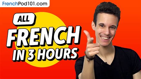 Learn French In 3 Hours All The French Basics You Need Youtube