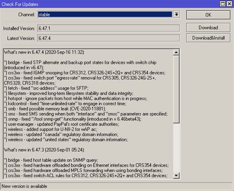 Update Software Dan Firmware Mikrotik