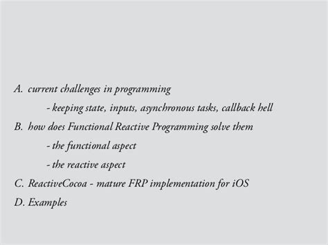 Reactivecocoa Functional Reactive Programming Concepts In Ios