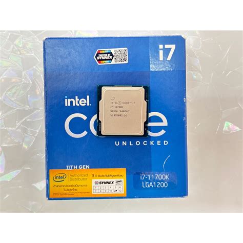 Intel® Core™ I7 11700k Socket 1200 มีประกันศูนย์ Shopee Thailand