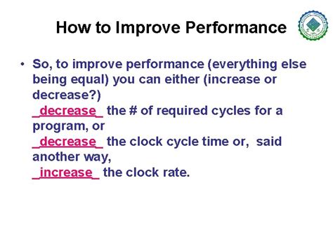 Computer Architecture Chapter 4 Assessing And Understanding Performance
