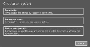 Windows 10 Factory Reset Guide PC Answers Blog