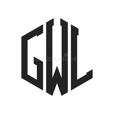 Gwl Logo Design Initial Letter Gwl Monogram Logo Using Hexagon Shape