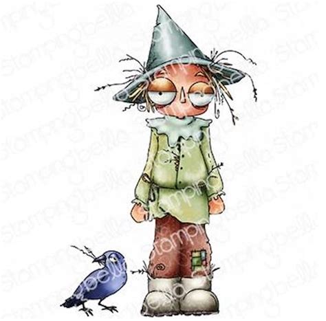 Stamping Bella Oddball Oz Scarecrow Cling Stamp Eb1230 Simon Says Stamp