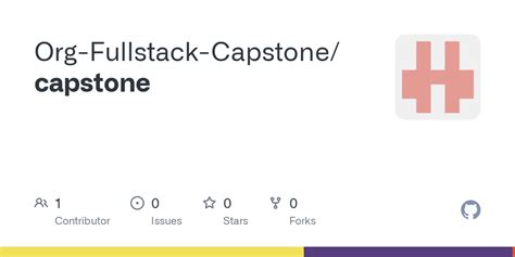 Github Org Fullstack Capstonecapstone