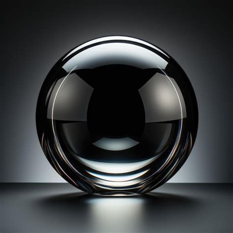 Premium Ai Image A Abstract Glass Sphere