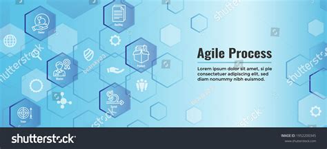 Agile Scrum Process Development Icon Set Stock Vector Royalty Free 1952200345 Shutterstock