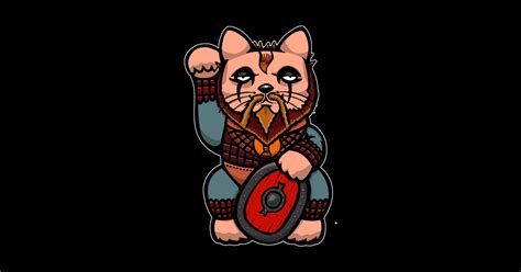 Floki Lucky Cat Floki Sticker TeePublic