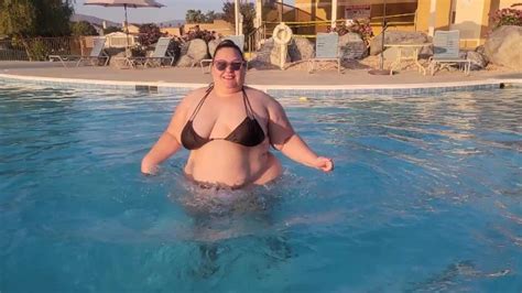 Bbw Bouncing In The Pool In A String Bikini Xxx Mobile Porno Videos