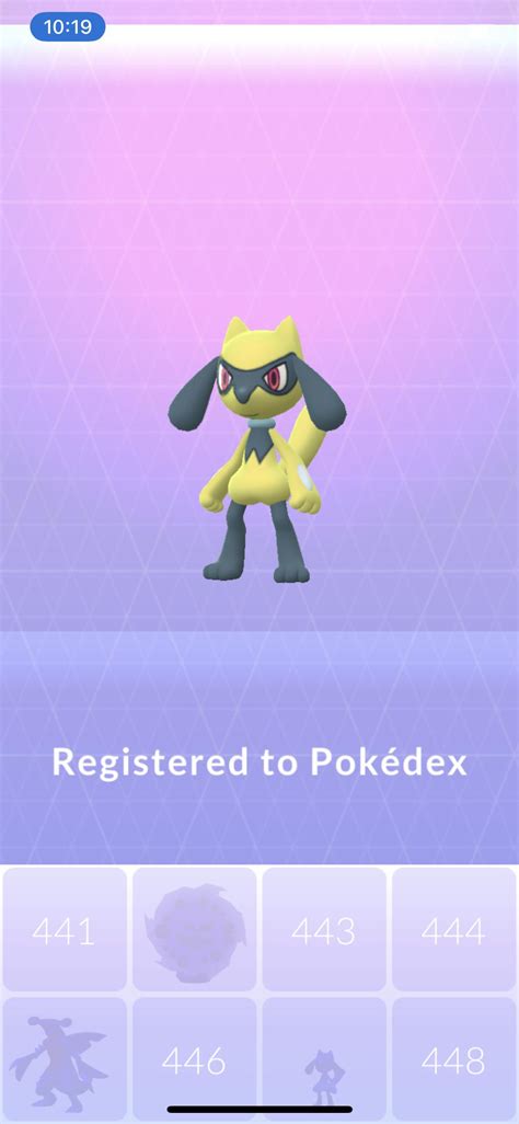 Just Hatched A Shiny Riolu From An Egg Rpokemongo