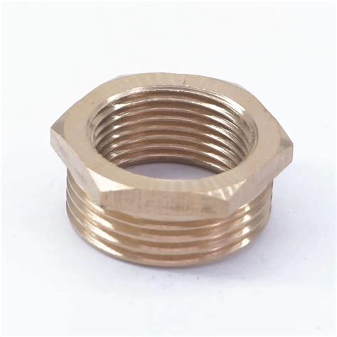 Brass Reducer 1 Bsp Male Thread To 3 4 Bsp Female Thread Reducing