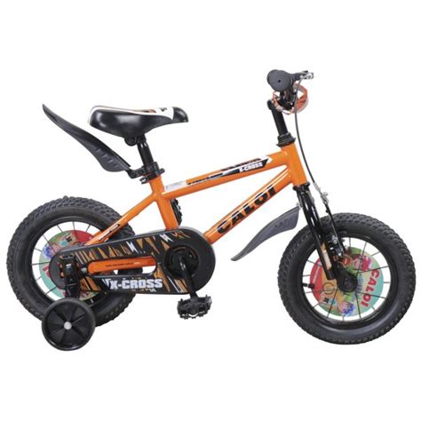 Bicicleta Caloi Infantil X Cross Naranja Casa Lube