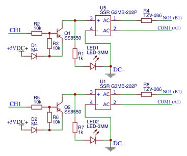RELE DE ESTADO SOLIDO MODULO Resources EasyEDA