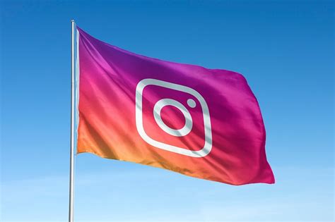 Instagram Icon Flag Social Media Free Photo Rawpixel