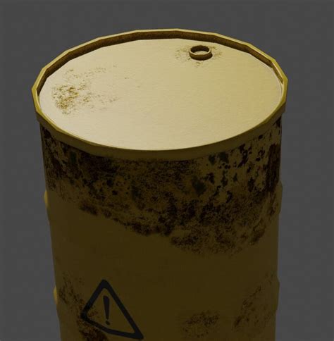 Drum Container Free 3d Model By Andermaiden2nd