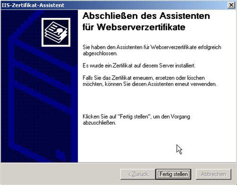 Ssl Zertifikat Für Iis6 Installieren