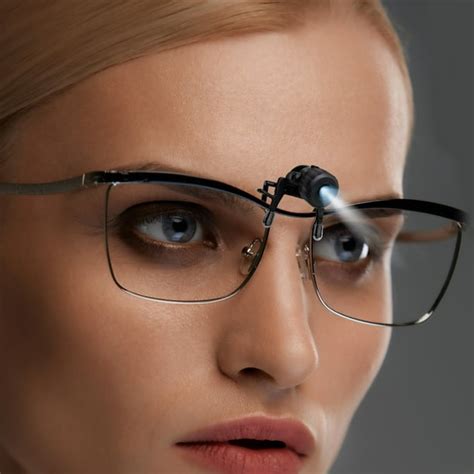 Bright Basics 2 Pack Universal Flexible Clip On Led Glasses Light