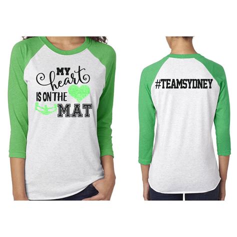 Glitter Cheer Mom Shirt 34 Sleeve Raglan Cheer Bling Cheer Spir