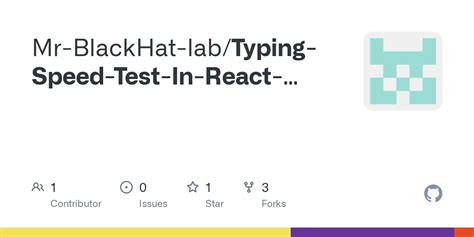 github mr blackhat lab typing speed test in react and firebase