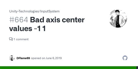 Bad Axis Center Values Issue Unity Technologies InputSystem GitHub