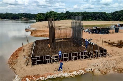 Construção Da Ponte Sobre O Rio Alto Capim Avança Com A Concretagem De