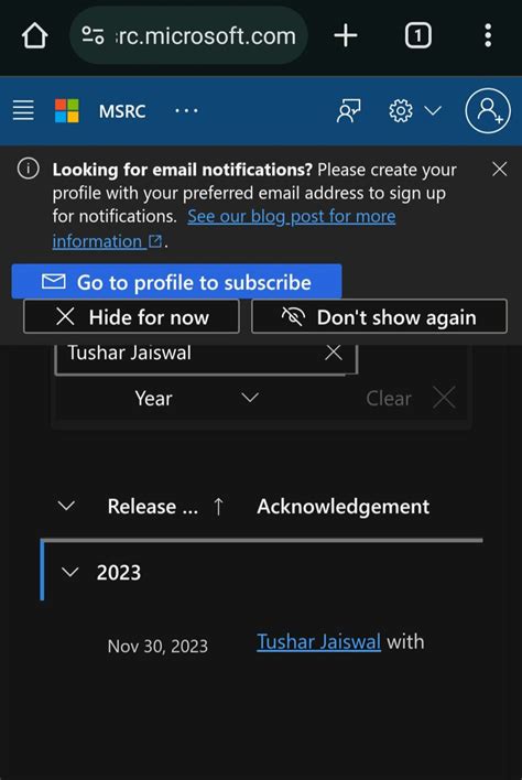 Tushar Jaiswal On Linkedin Security Msresearch Cyberdefense