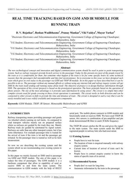 Automatic Railway Gate Control System Pptx