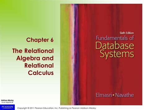PPT Chapter 6 The Relational Algebra And Relational Calculus PowerPoint Presentation ID 6081958