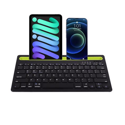 Ploutorich Wireless Bluetooth Keyboard Rechargeable Multi Device