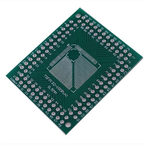 Pcs QFP TQFP LQFP FQFP LQF SMD Turn To DIP Adapter PCB Board Converter Plate