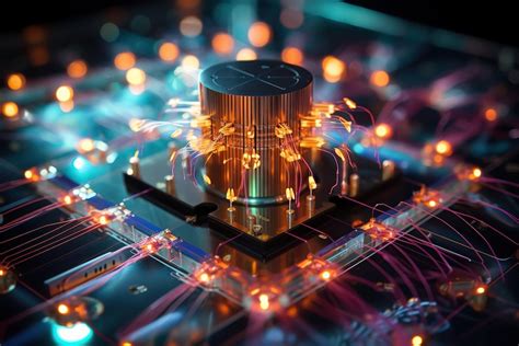 Premium Ai Image Quantum Computers Systems With Machine Learning Models Conceptgenerated With Ai