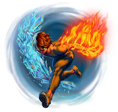Ice And Fire Sapphiregamgee 僕のヒーローアカデミア Boku No Hero Academia